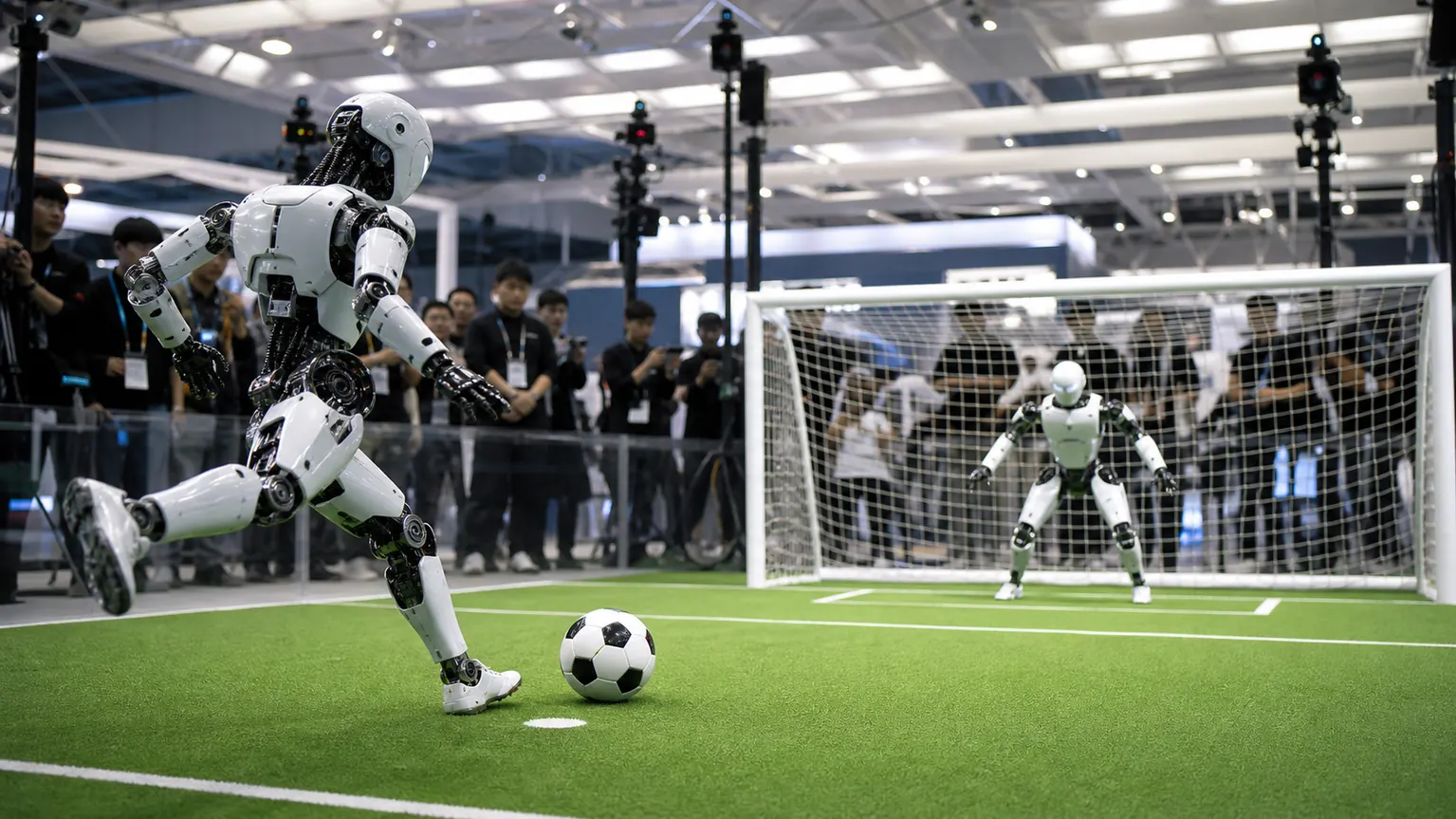 MWC Shanghai hosts the robot penalty shootout: embodied intelligence ...